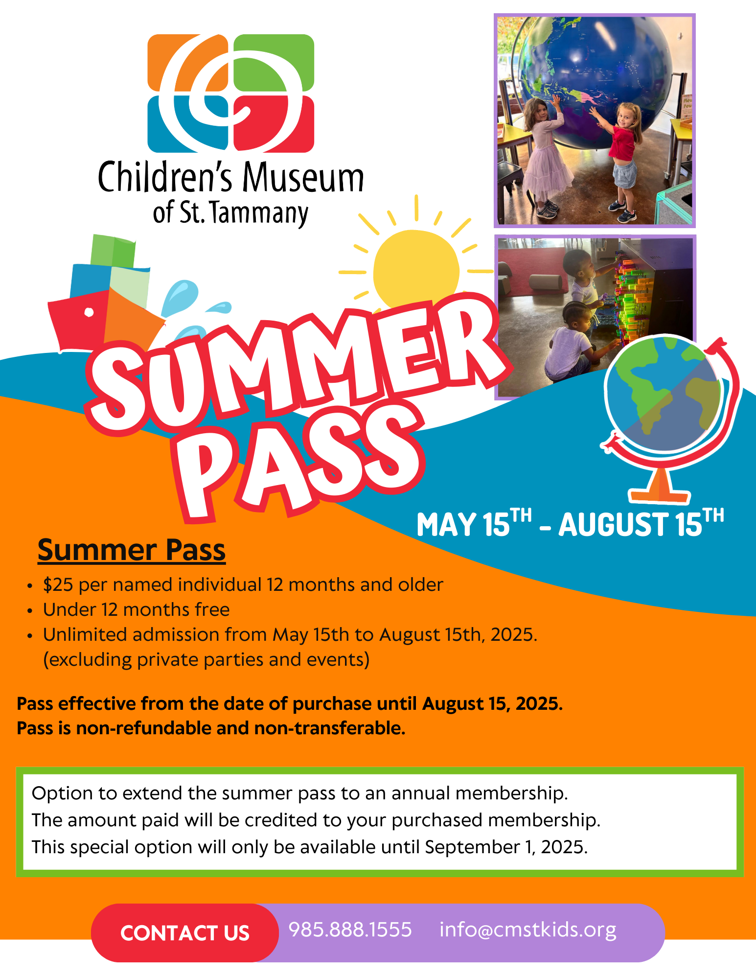 Summer Pass | Children's Museum of St. Tammany